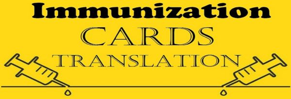 Translate Immunization Records | TranslationServices.sg